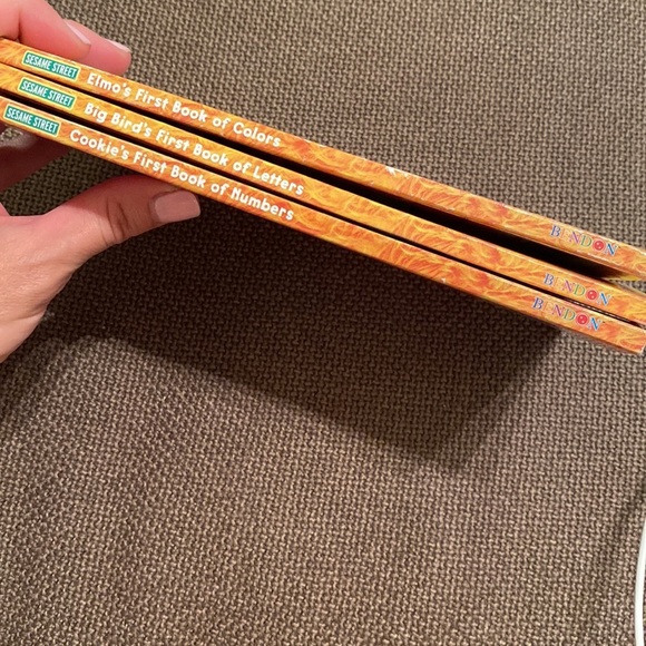 Sesame Street | Other | 3 Sesame Street Books Elmo Big Bird Cookie ...